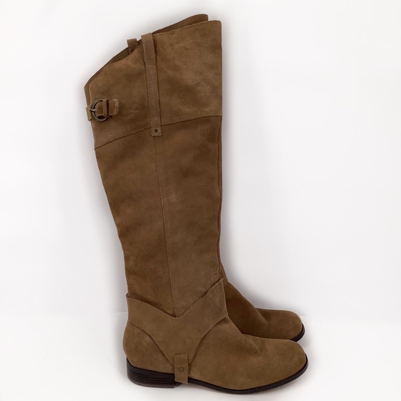 Restricted | Shoes | Restricted Suede Leather Riding Boots Sz 7 2 ...